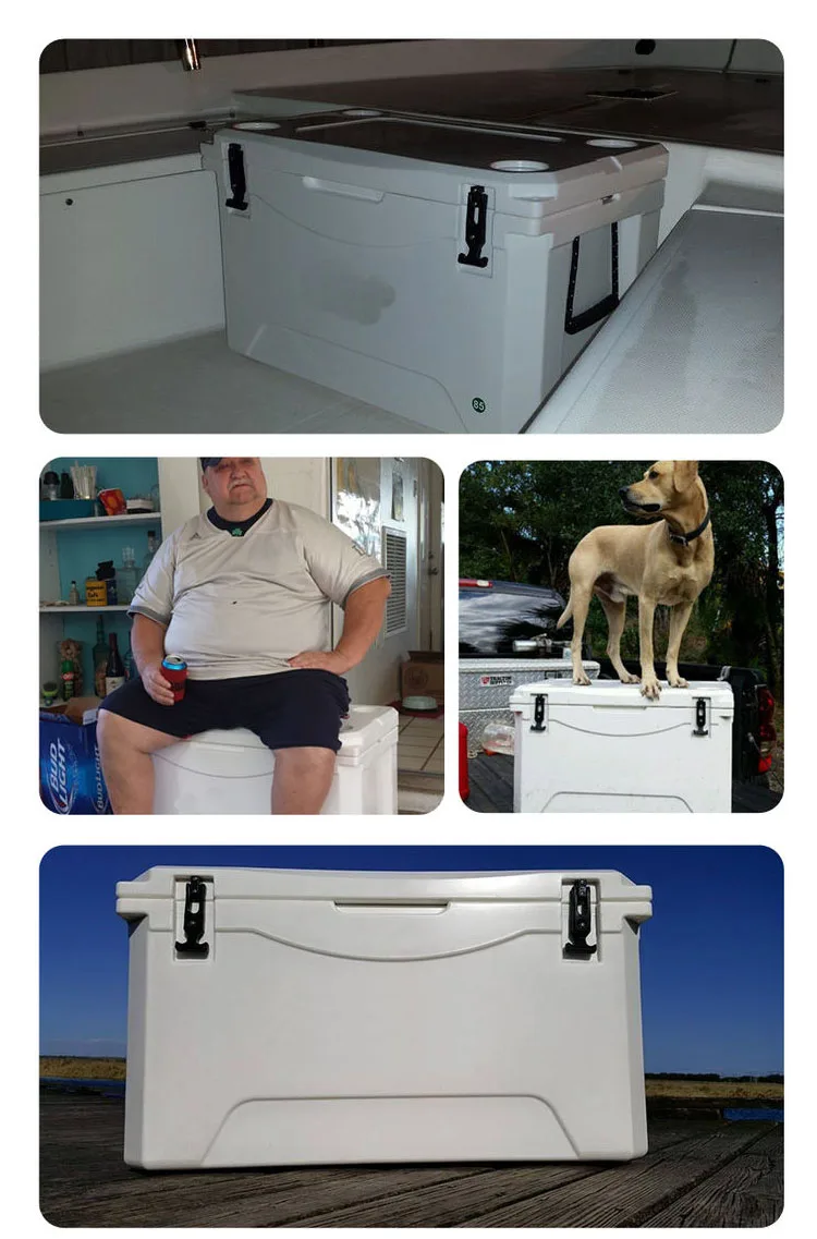 110L Heavy Duty Rotomolding Ice Cooler Box for Car & Camping