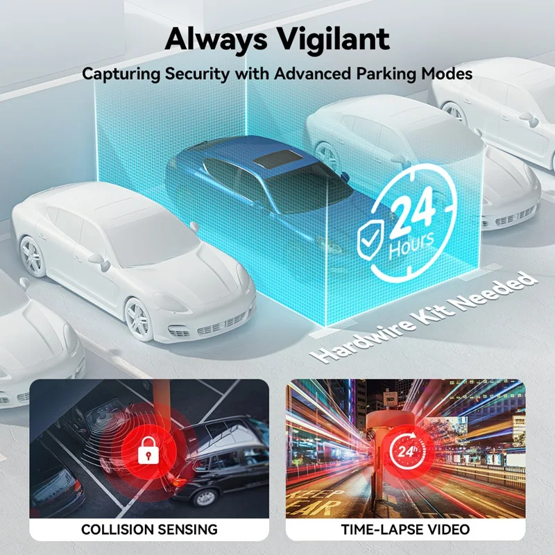 Redtiger F8 Touch Screen 4k Wifi Front Dash Cam Car Black Box Video ...