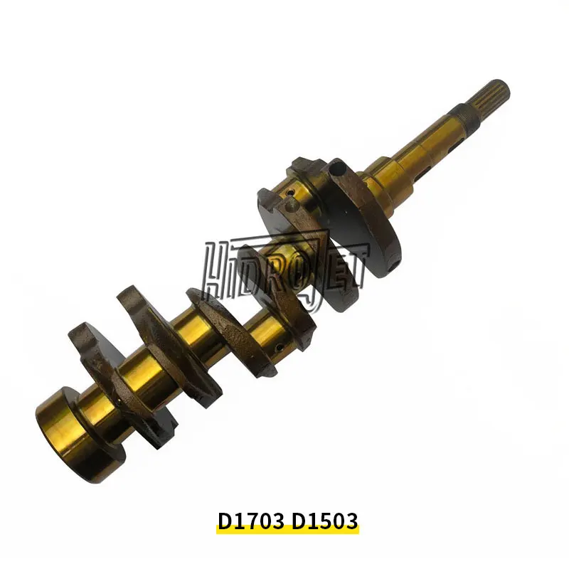 New D1703 D1503 Crankshaft Essential Construction Machinery Parts For Excavator Parts - Buy High ...