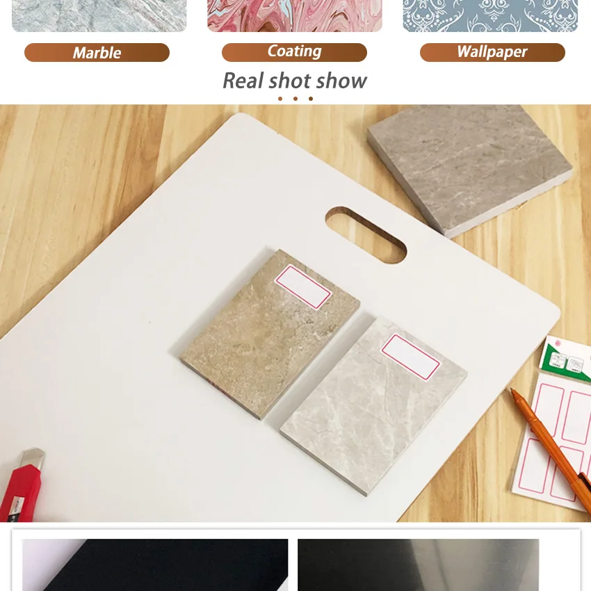 Hot Sale Handed Mdf Portable Mosaic Samples Board Showroom Panel ...