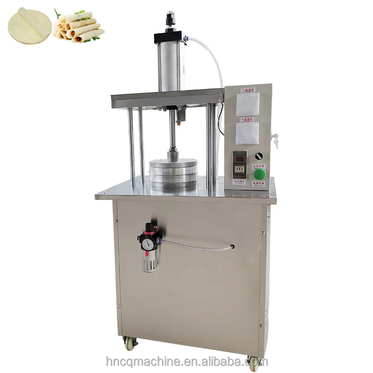 Manual 20cm Hydraulic Dough Indian Tortilla Making Automatic Roti Make ...