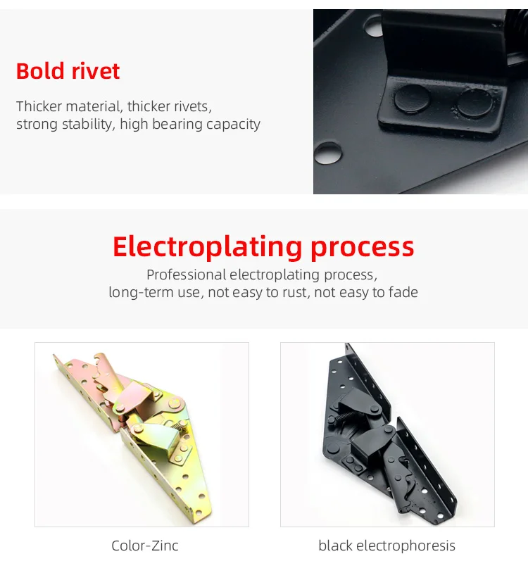 Tk-hi-461a Metal Sofa Hinge Furniture Hardware Mechanism Click Clack ...