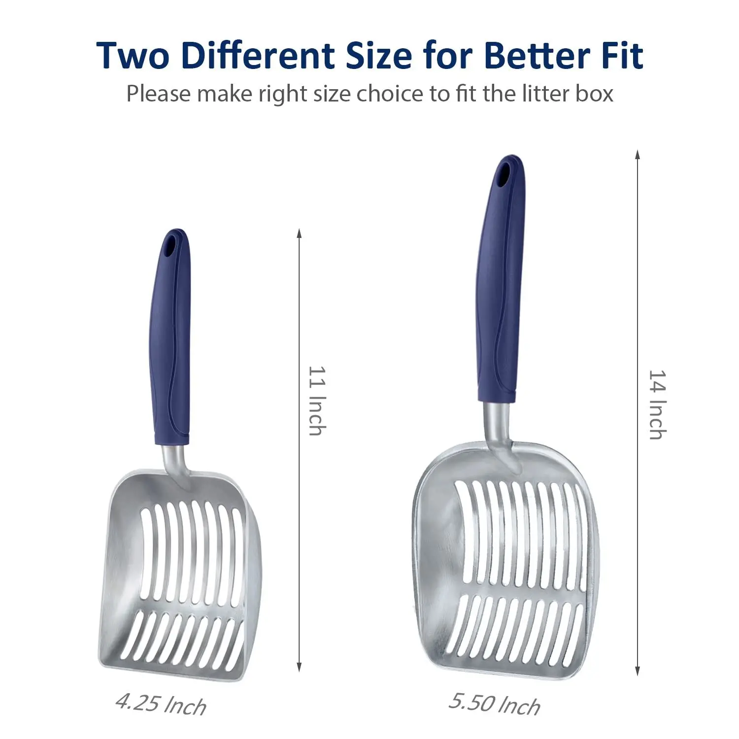 Stainless Steel Cat Litter Scoops Aluminum Alloy Sifter Customized Deep ...