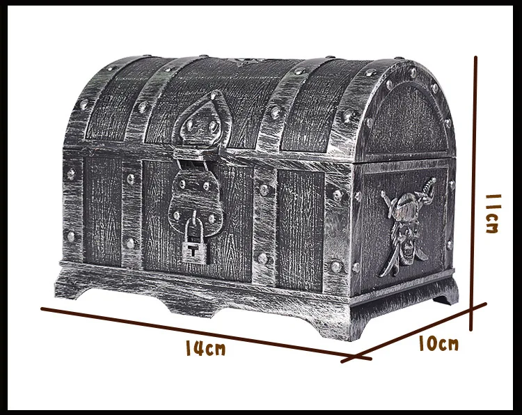 New Plastic Keepsake Box - Decorative Jewelry Treasure Chest