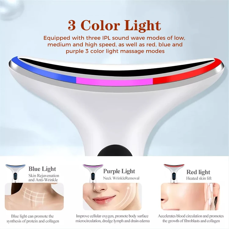 2024 Trend Home Use Led Face Llift Blue Light Electric Skin Care Beauty ...