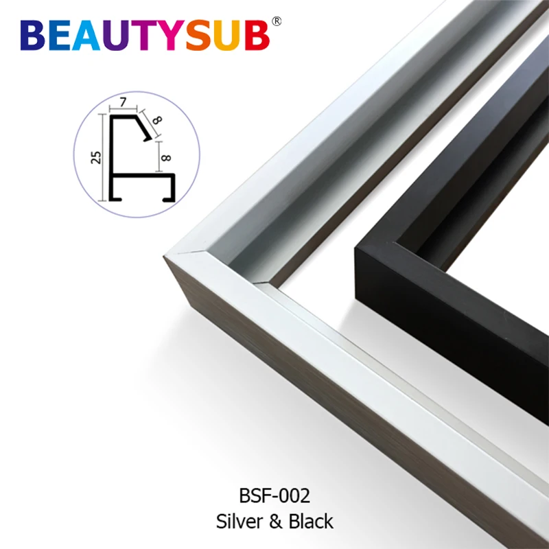 Beautysub Mdf Shadow Mount Display Blocks Hang Hd Aluminum Metal Photo ...