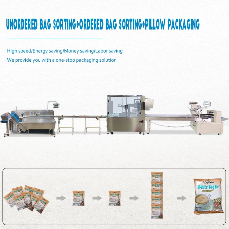 HANNPRO Pouch Sachet Sorter Flow Packing Machine Snack Small Bag ...