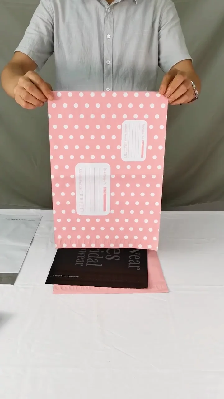 Custom Biodegradable Compostable Courier Parcel Post Bag Clothing ...