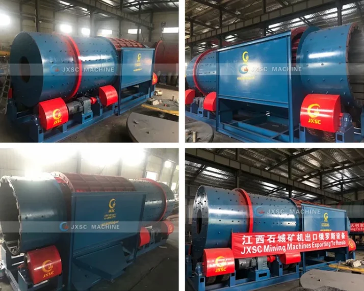 Mining Plant Rotary Drum Gold Trommel Scrubber Classifier for Alluvial ...