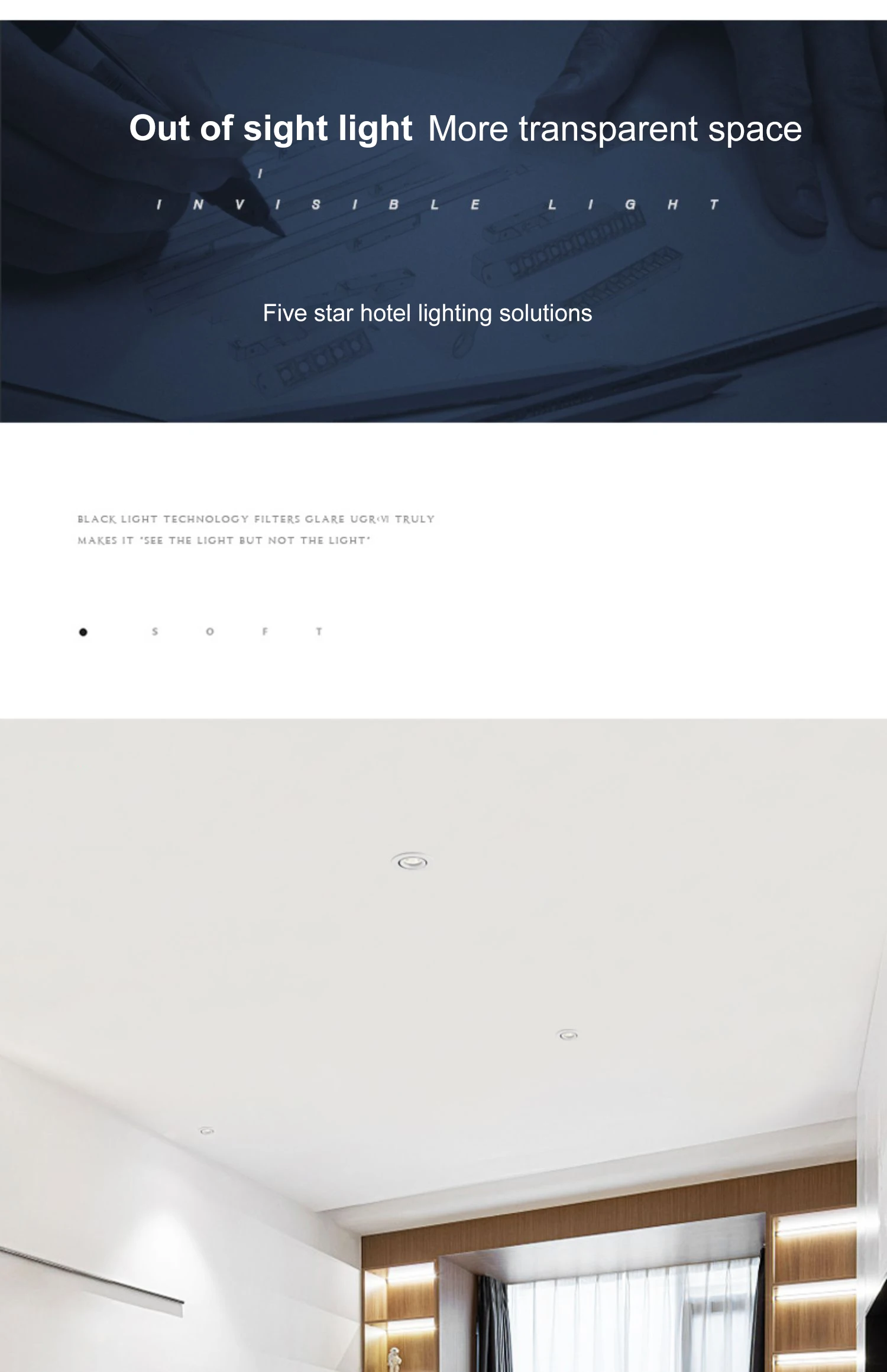 Hl096 5w Perforated Spotlight Embedded Background Wall Telescopic Elbow ...