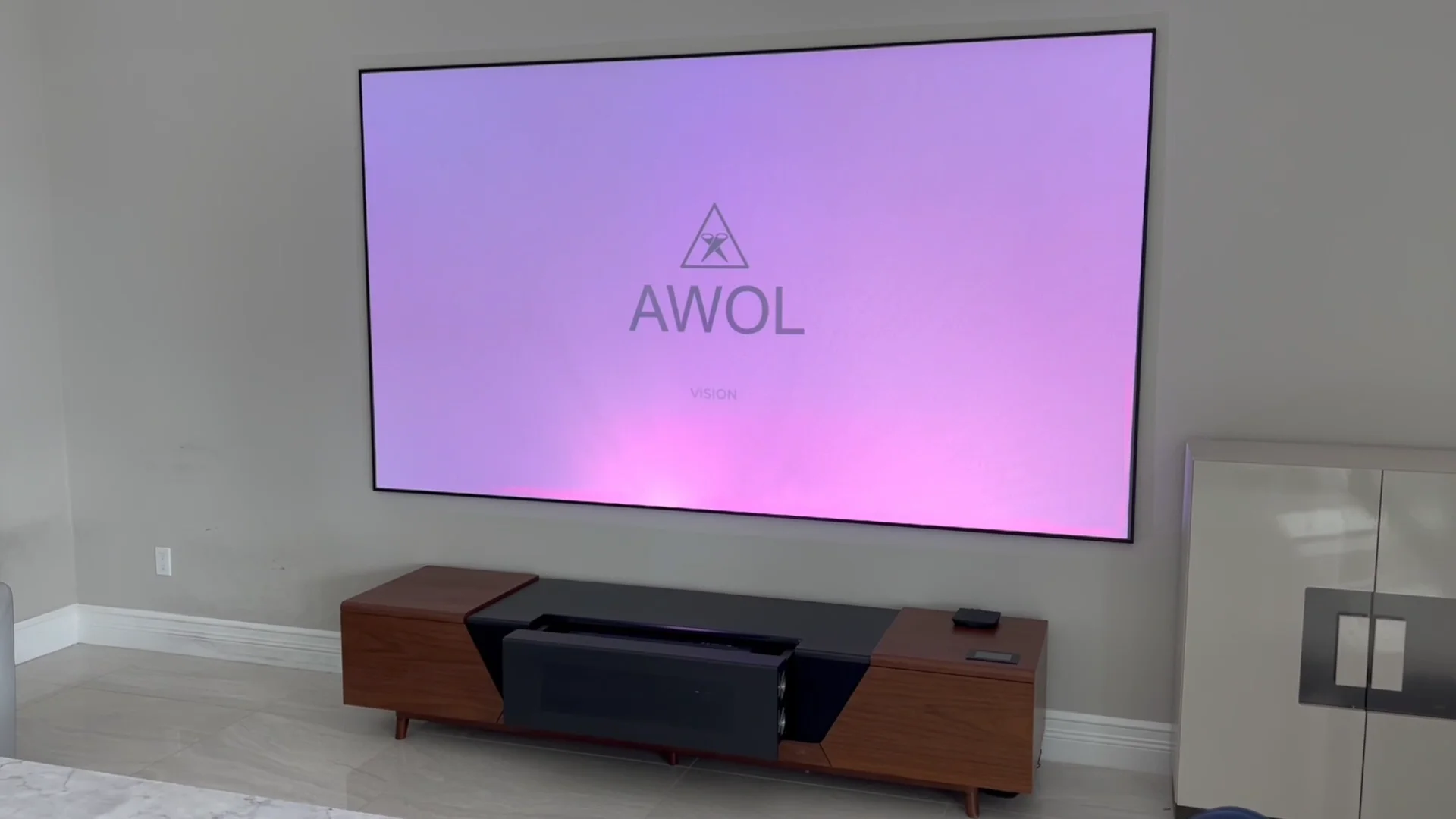 Awol Vision 120 Inch Cinematic Alr Ust Projector Screen Cinema Movies ...