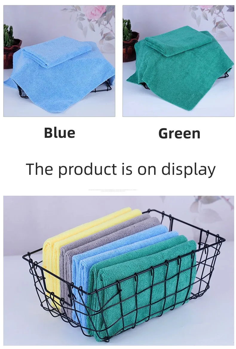 Custom Microfiber Kitchen Cleaning Cloth 40*40cm 350gsm Absorbent ...
