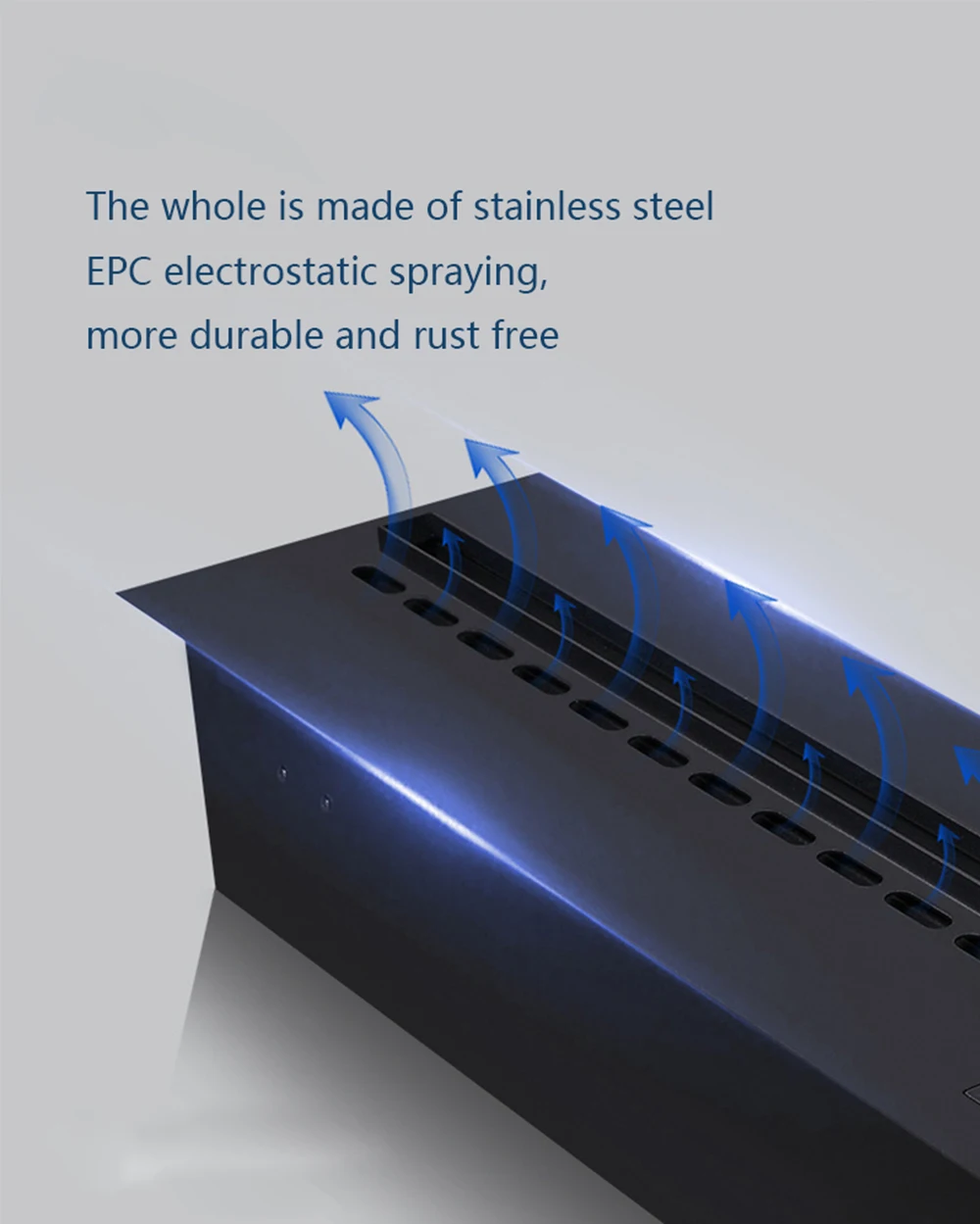 Modern 3d Flame Water Vapor Fireplace Humidifier High-power 3 Years ...