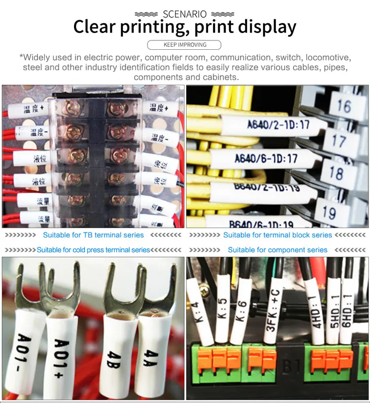 Special PVC Number Tube Ferrule Printing Machine for Cable Markers