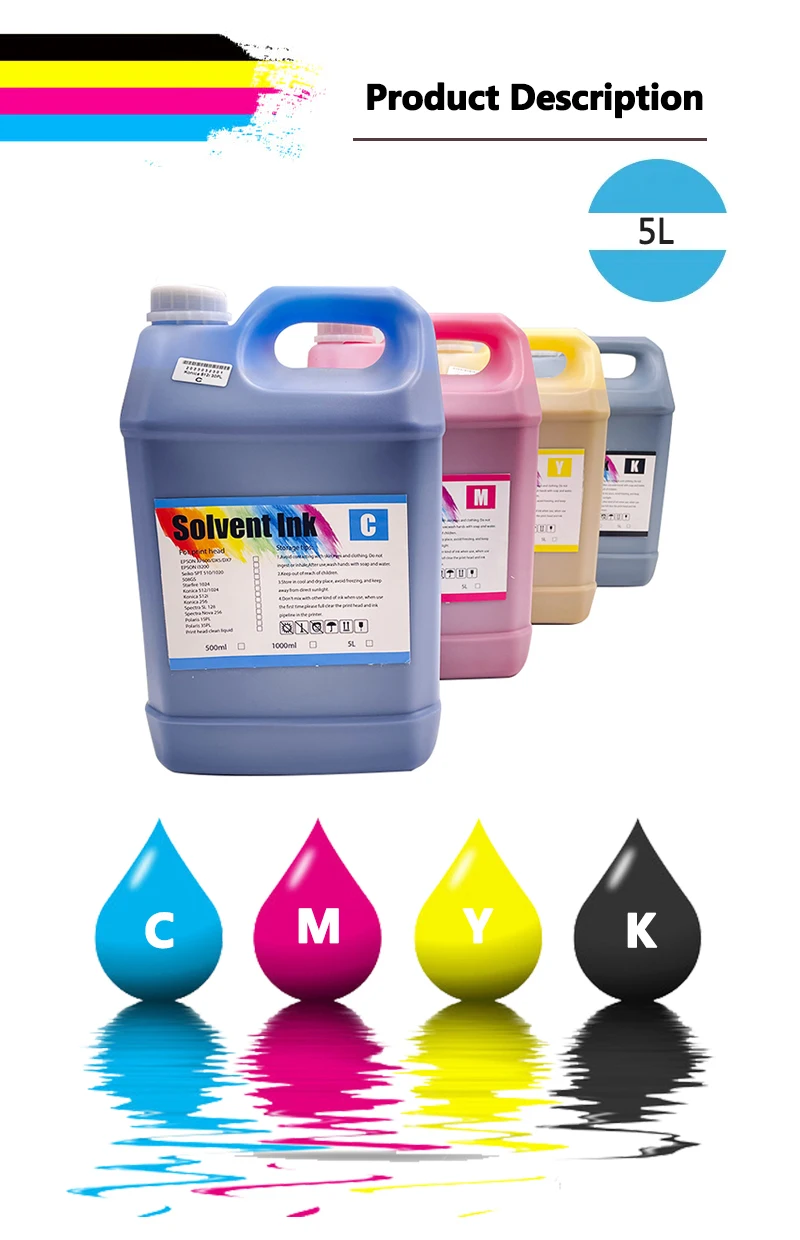 Vivid Color KM 512i Solvent Ink for Outdoor Flex Banners