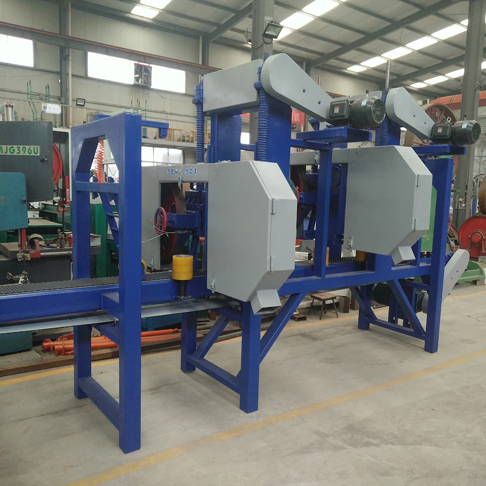 Twin Vertical Wood Resaw Band Saw - Efficient Wood Cutting