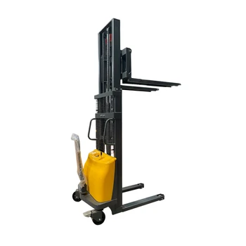 Wholesale Lifting Semi Electric Pallet Stacker Walking Type Electric ...