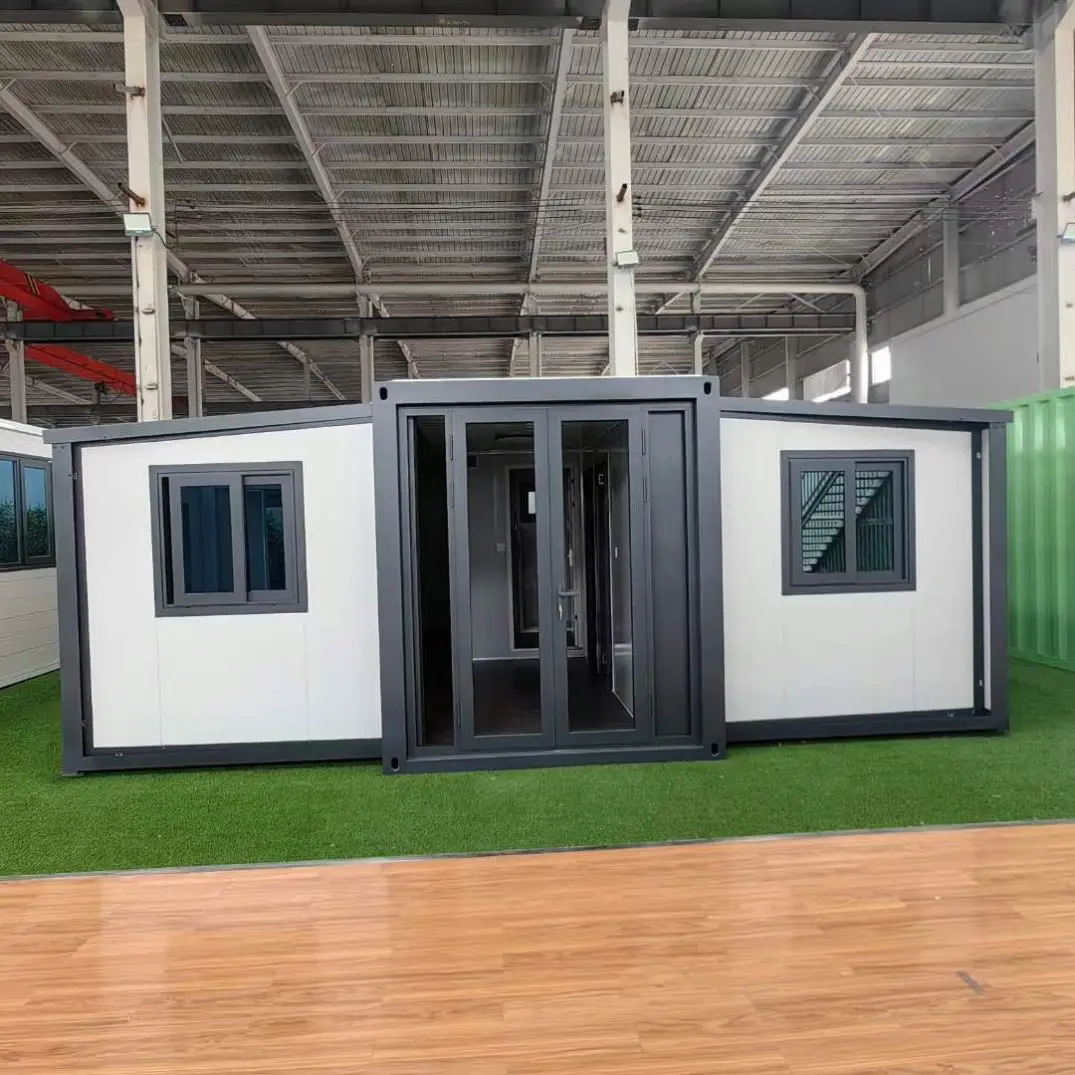 40ft 20ft Glass Wall Luxury Container House Prefed Villa Portable Home ...