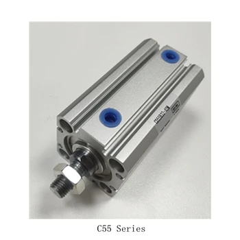 Iso Standard Compact Cylinder C55 C55b50 C55b50/cd55b50-10/15/20/25/30 ...