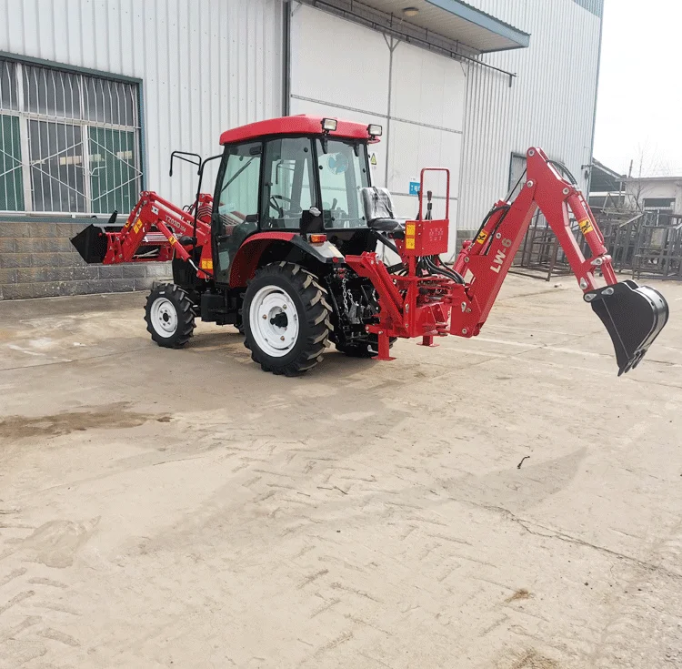 Mini Lovol Tractor Mounted 3 Point Hitch Backhoe Attachment For 60hp ...