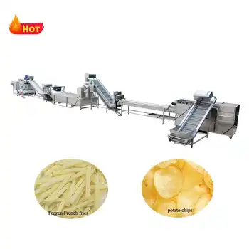 High Capacity Complete Line Potato Chips Making Machine Automatic ...