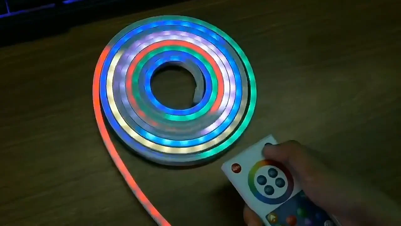 Colorrgb Tuya Smart Led Neon Light Rgbic Dreamcolor Ws2812 Waterproof Flexible Dimmable Chasing ...