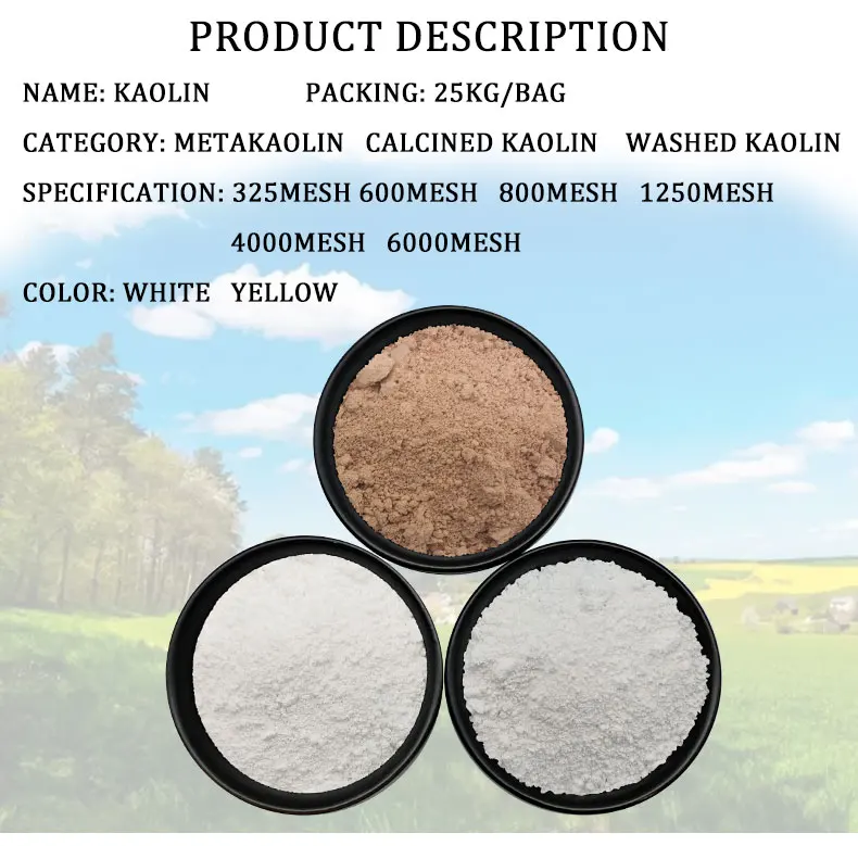 Metakaolin Fine Powder Concrete Grade Cement Grade High Active ...