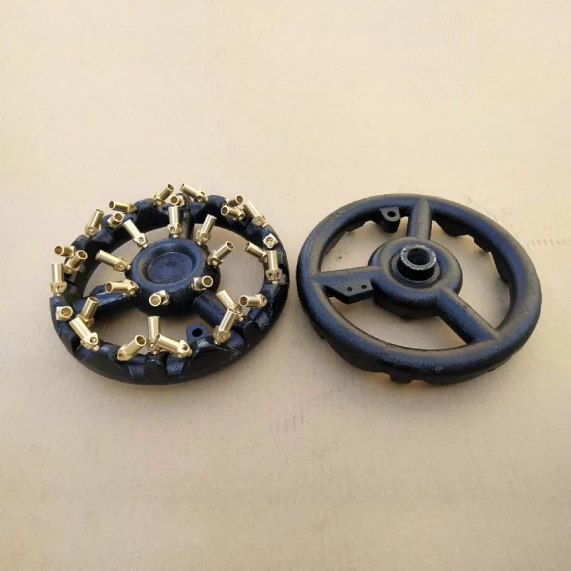 Replacement Natural Gas 32 Jet Gas Burner - Cast Iron