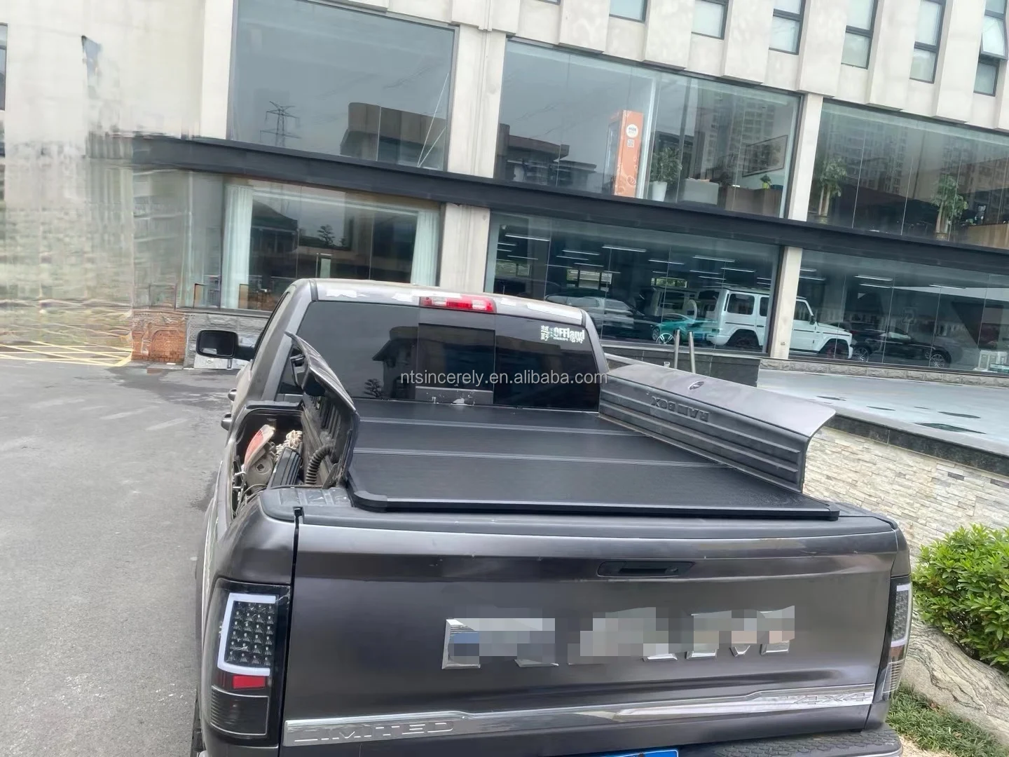 Hard Folding Truck Bed Tonneau Cover Compatible with 2019 2020 2021 ...