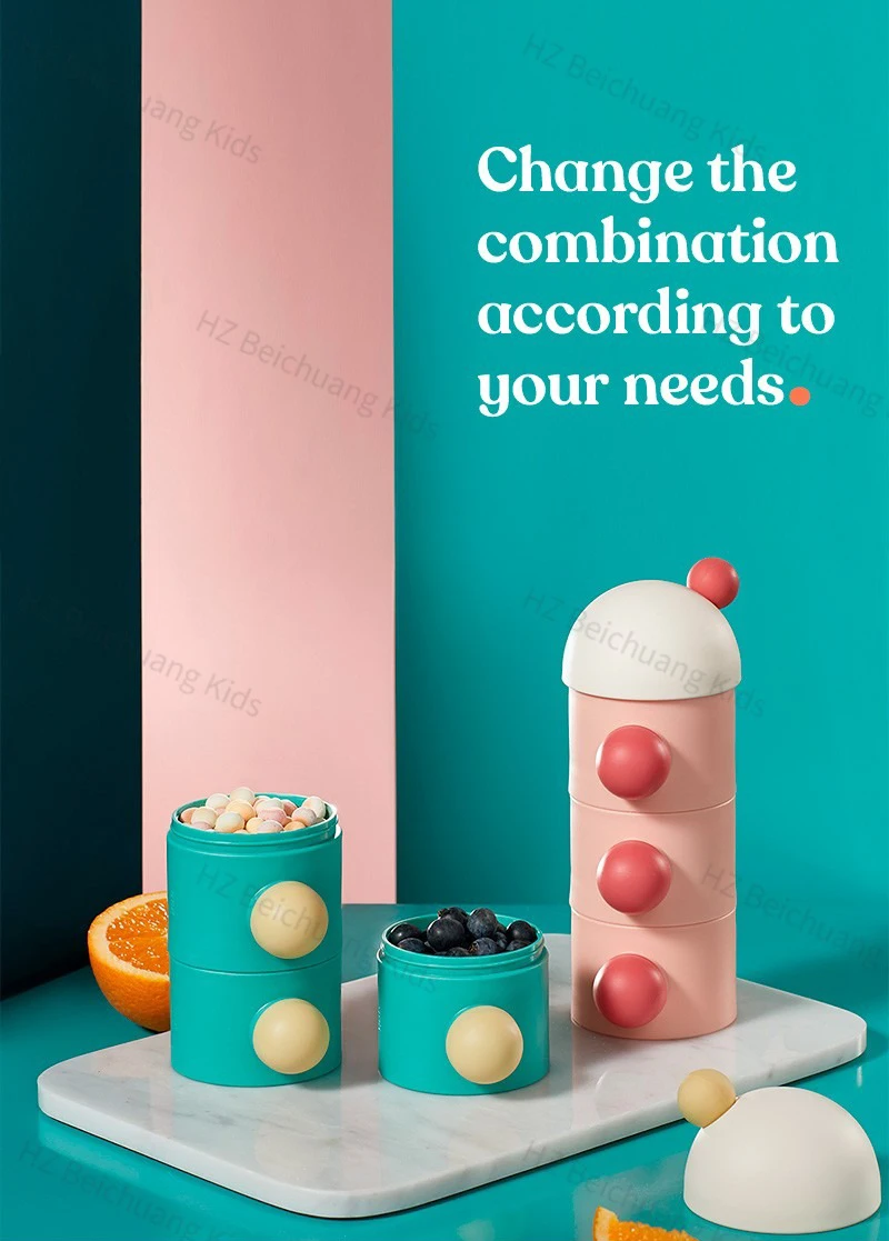 KUB 3 Layers Portable Baby Food Storage Box - Infant Snack