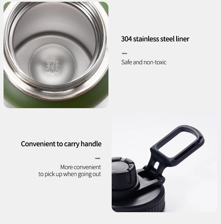 Customize Portable Vacuum Flask Stainless Steel Water Bottle Metal ...