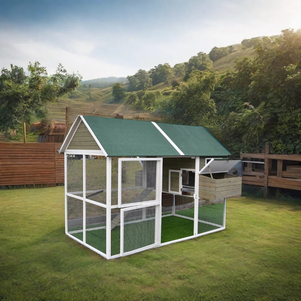 Wooden Chicken Layer Cage House Pet Cages Chicken Coop Wooden Cage For ...