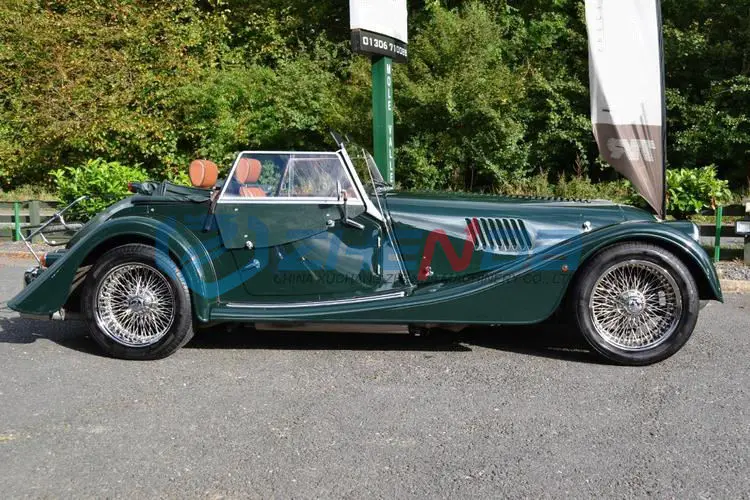 Classic Black And Red Retro Vintage Car Convertible Original Roof ...