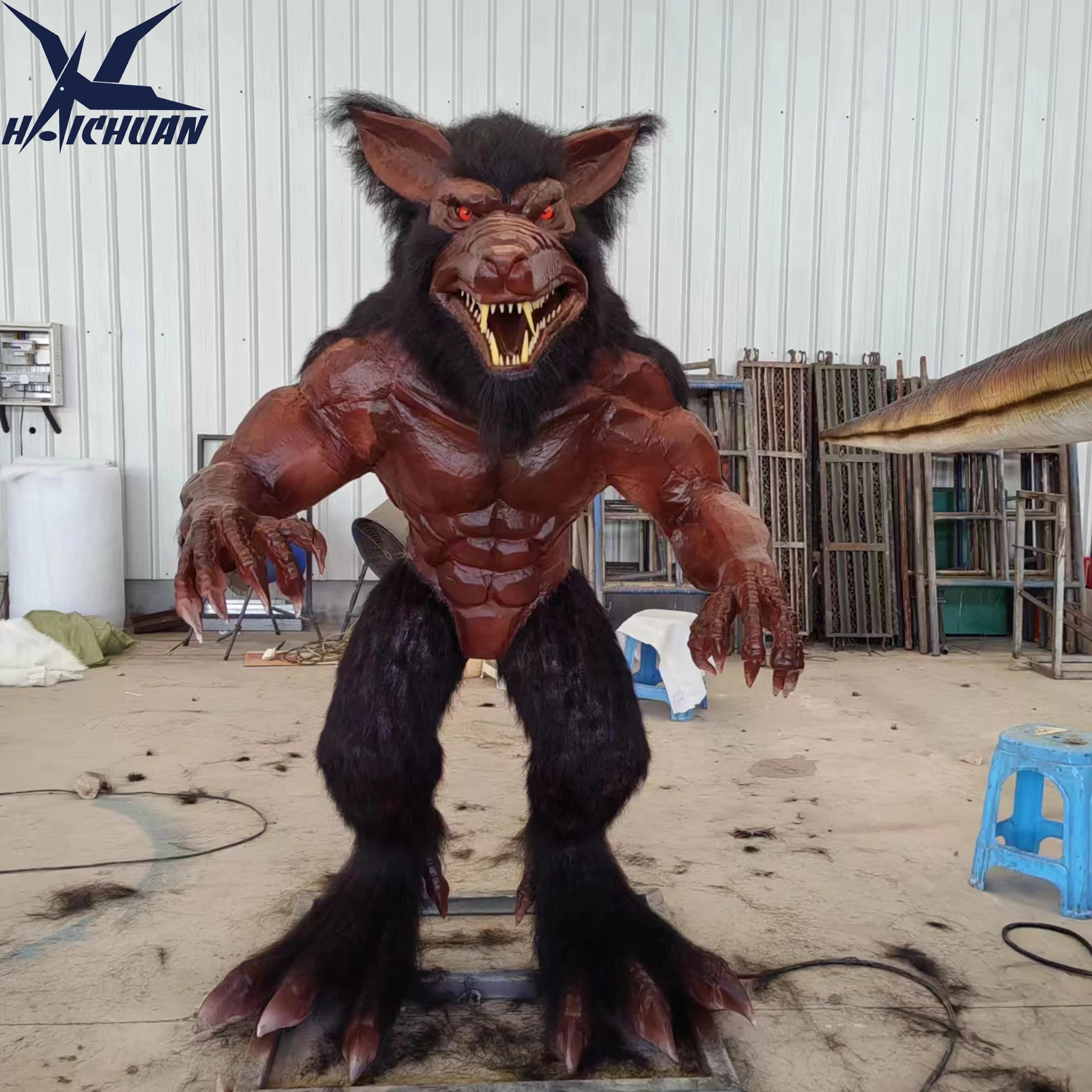 Customized Animatronic Model 3d Realistic Robot Werewolf - Buy ...