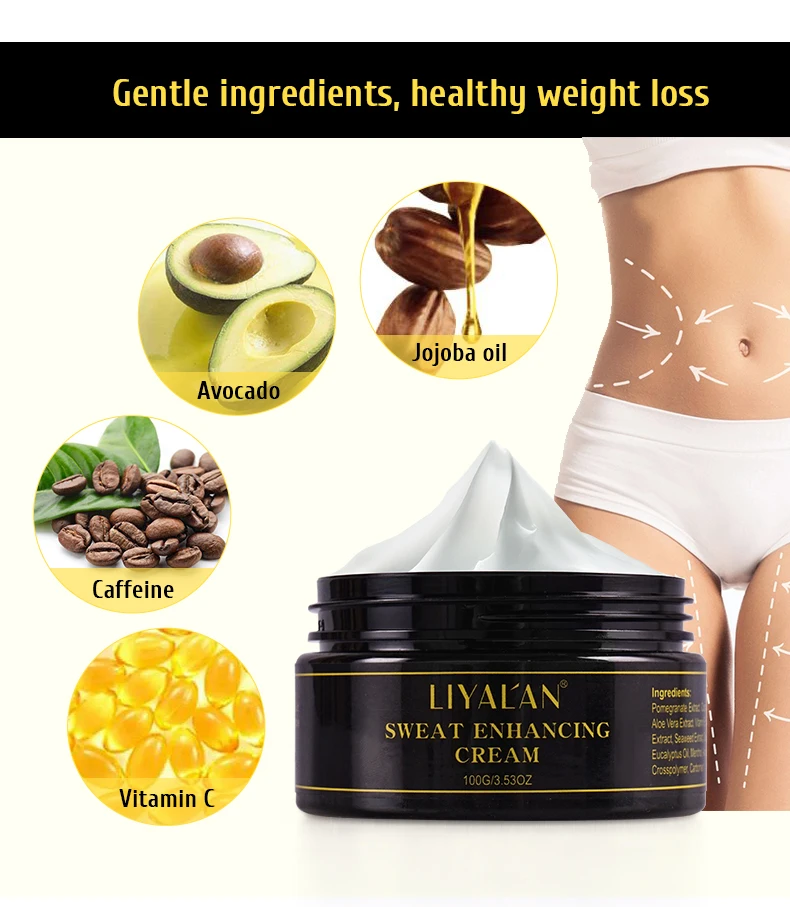 Private Label Natural Organic Sweat Gel Fat Burning Stomach Slimming ...