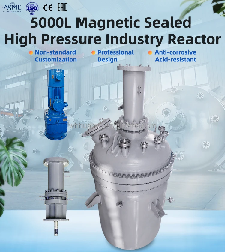 Whgcm New Asme Ce Eac 5000l Stainless Steel Jacketed High Pressure ...