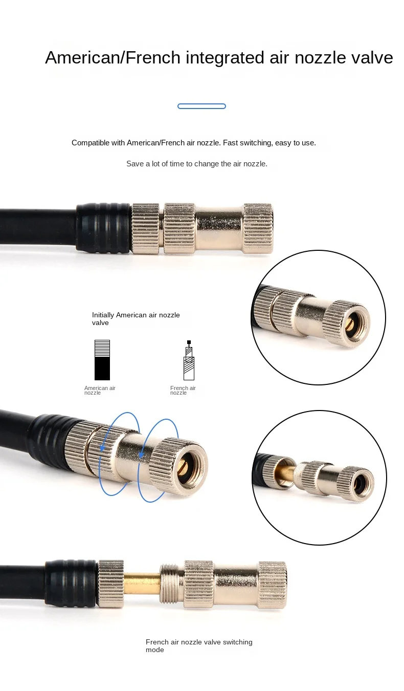 Mountain Bike Air Pressure Fork Shock Absorber Tire Pump Bicycle Rear ...