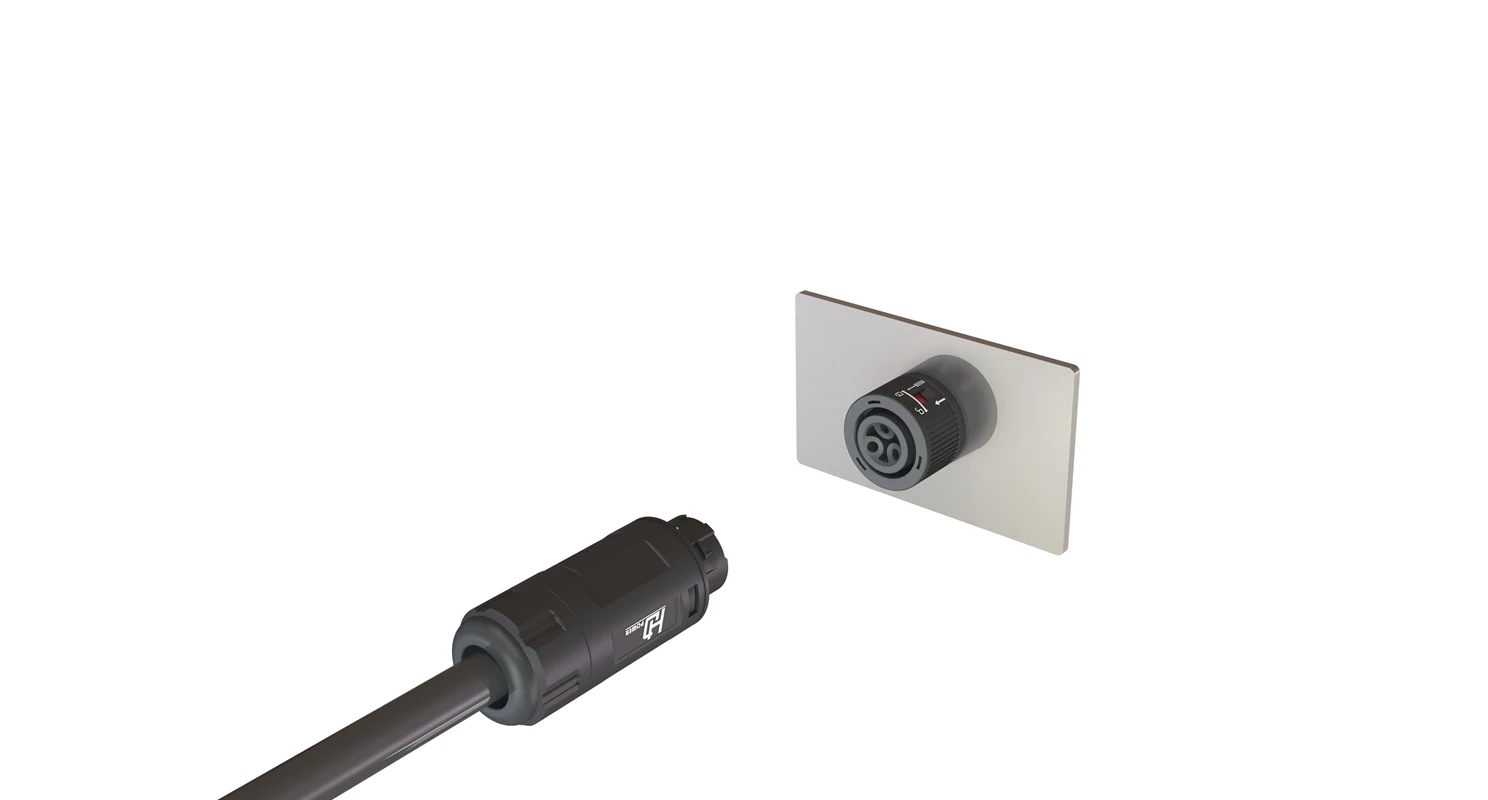 Handa M25 3 PIN On-Grid Off-Grid AC Connector for Solar Inverters ...
