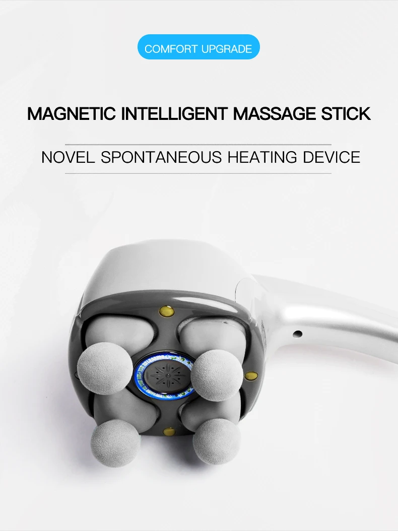 Electric Vibrator Long Handle Full Body Percussion Massage Hammer ...