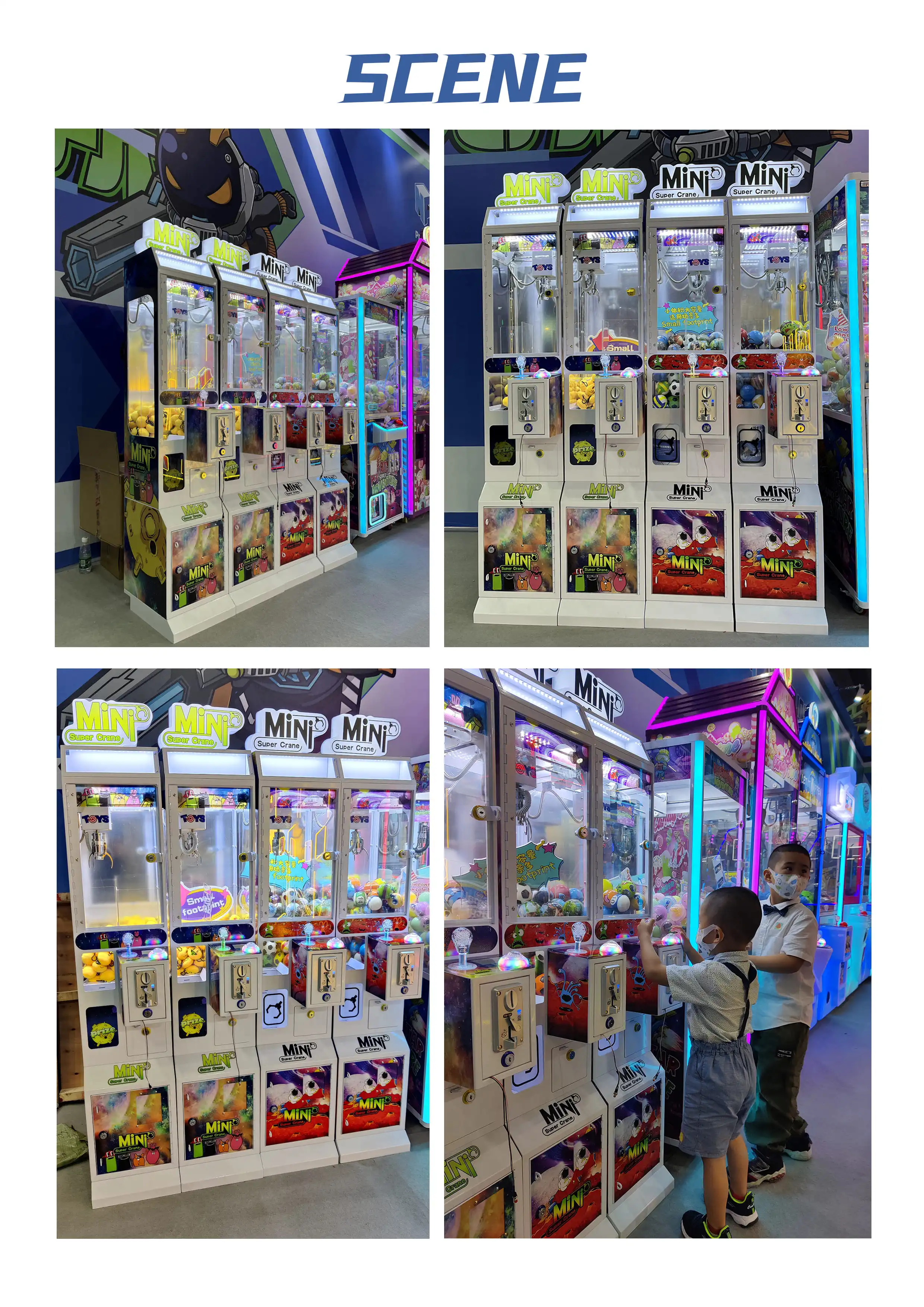 Most Popular Arcade Coin Operated Games Small Mega Mini Claw Machine ...