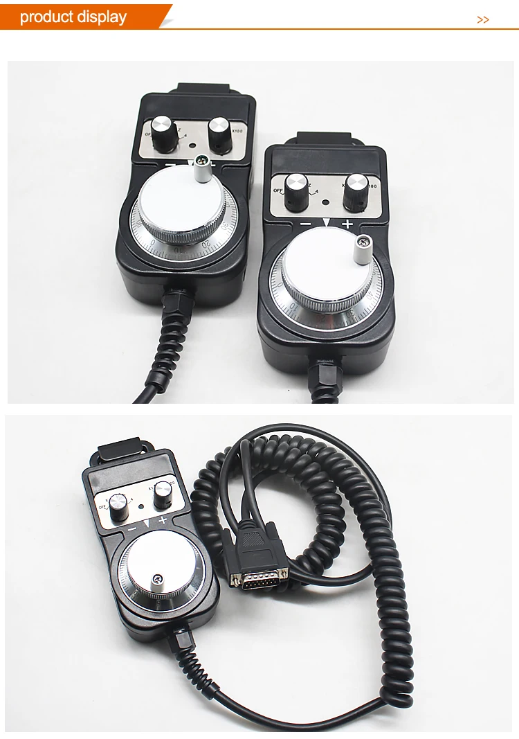 New Cnc Handwheel Handle Manual Pulse Generator 100cpr 5v Dc Mpg For ...