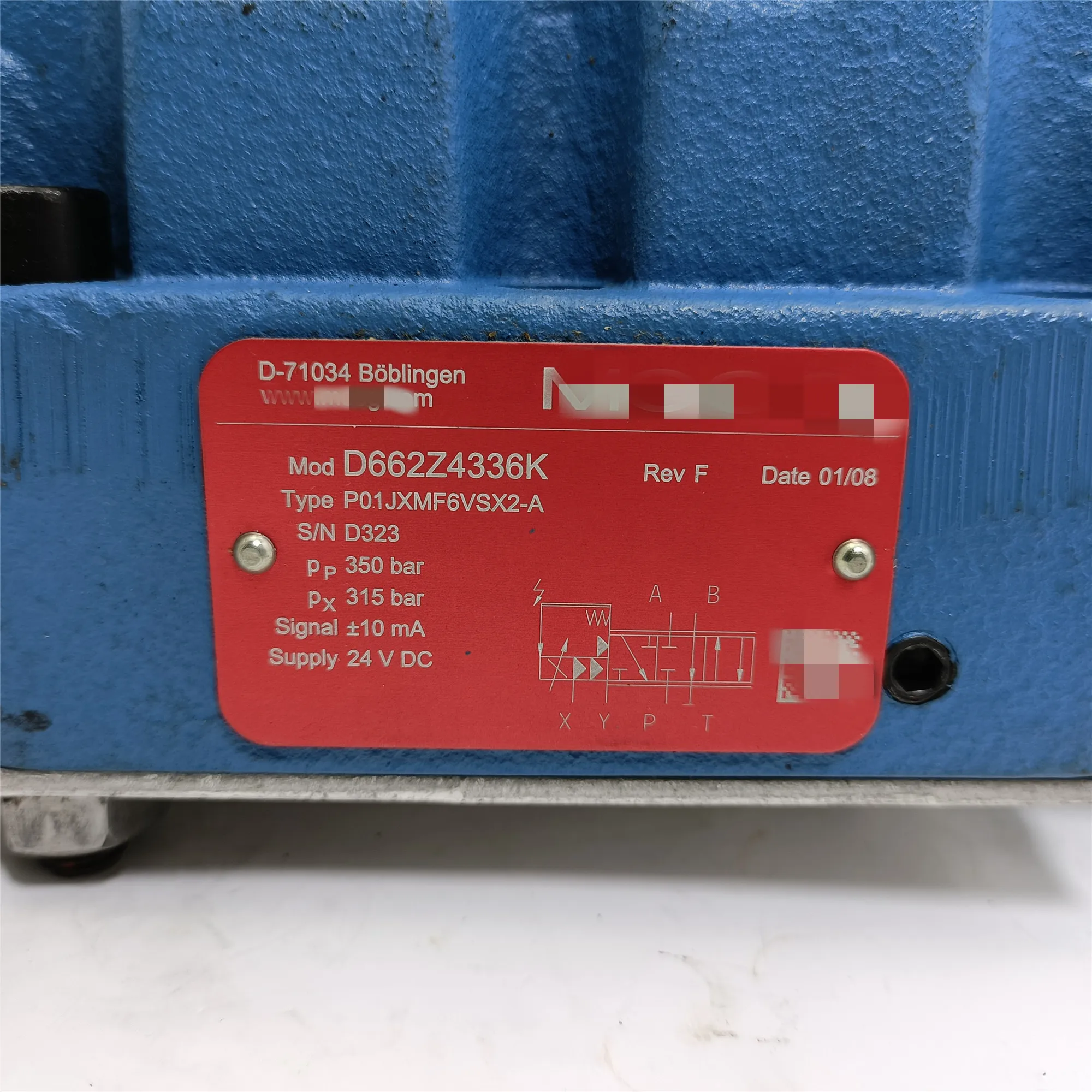 Mo-og Servo-proportional Control Valves Blow Moulding Machine-parison ...