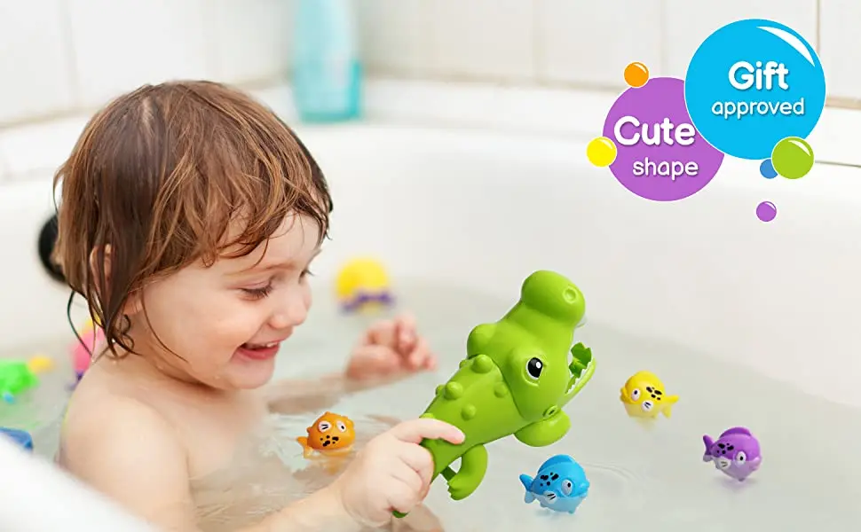 Shower Crocodile Game - Baby Bath Toys for Fun & Learning