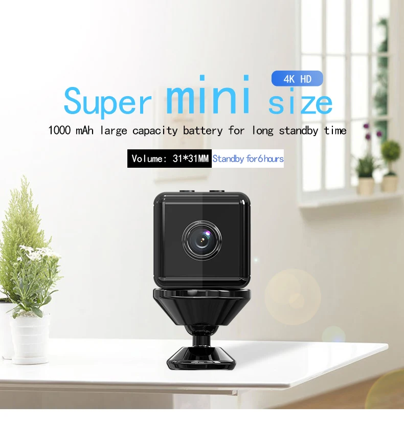 1080P Mini Wireless Security Camera with Night Vision