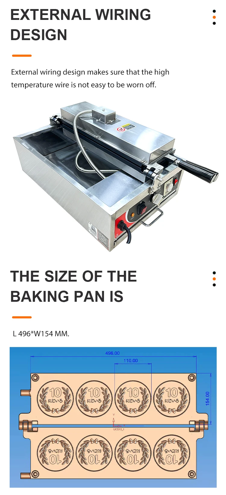 Cheese Corn Shape Bread Machine 3000w Electric Bread Slicer Machine ...