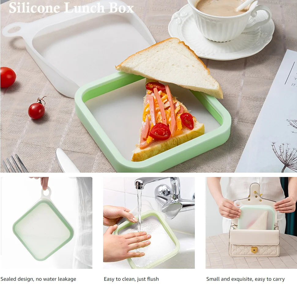 Mini Transparent Korean Egg Drop Sandwich Hamburger Packaging Lunch ...