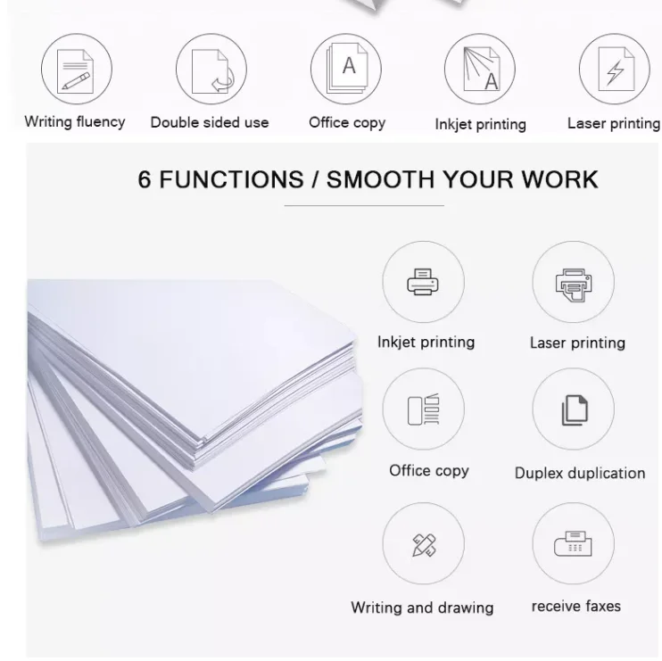 Purpose Paper A4 80gsm Pulp Office White A4 Paper 80 Gsm 210mm X 297mm - Buy Cotton Linen Pulp ...