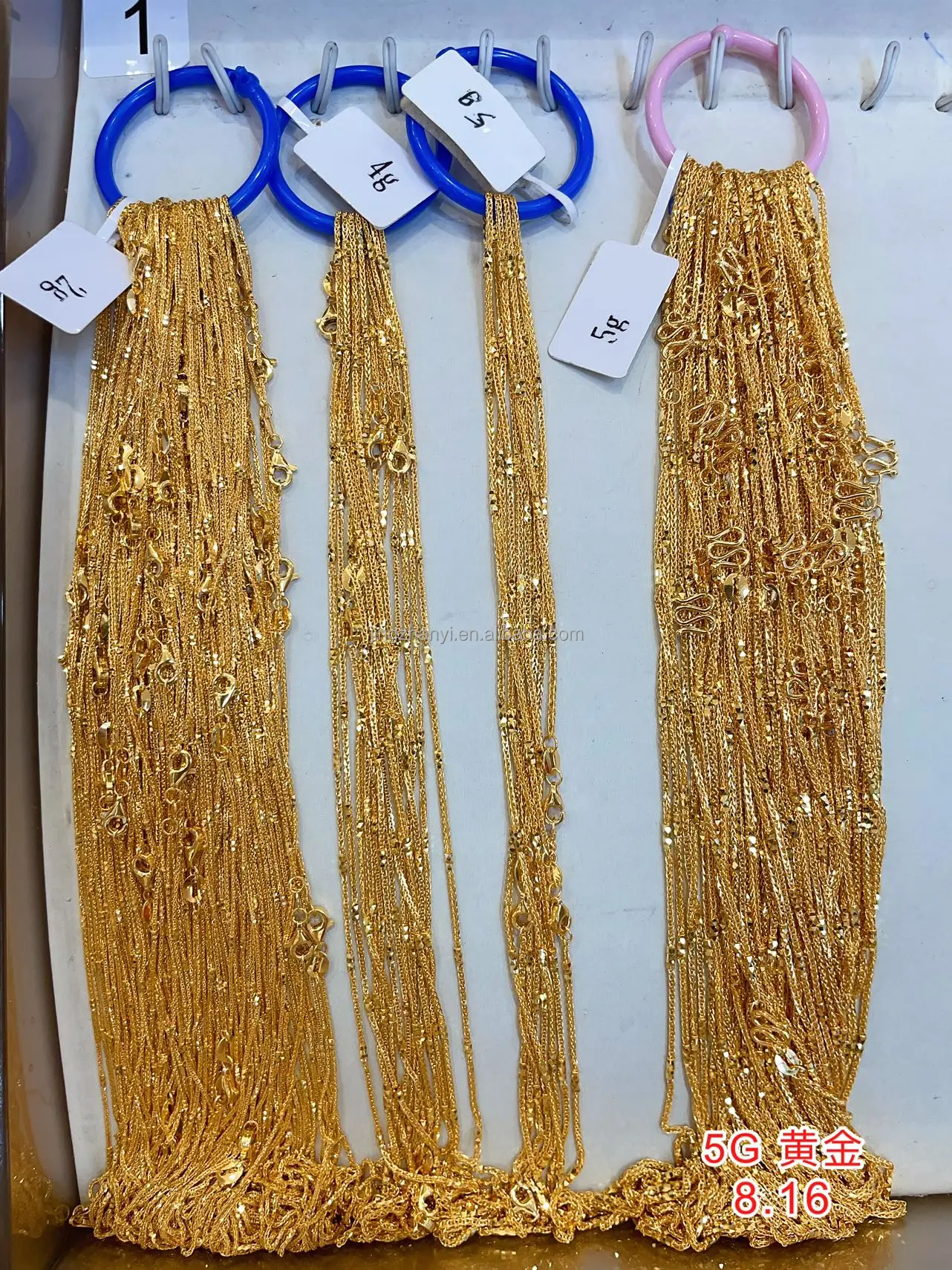 Wholesale 24K Real Gold Chains from China's 5G Manufacturing Process ...