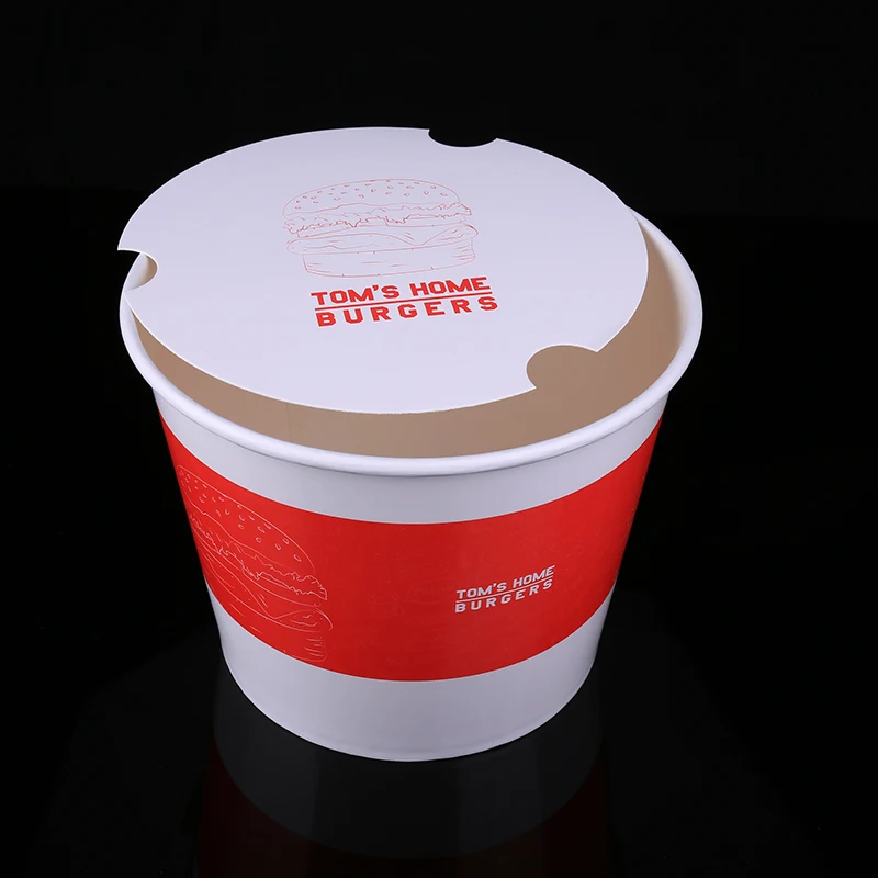 150 Oz Disposable Kfc Paper Bucket Packaging Fried Chicken Buckets With ...
