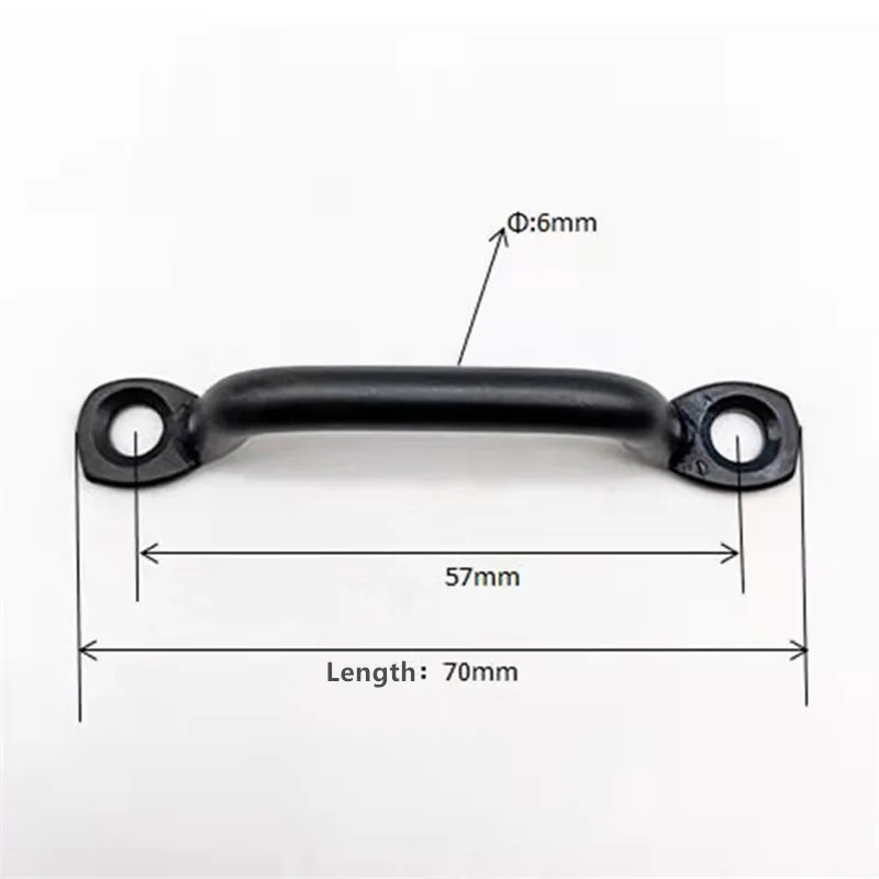 Marine Yacht Accessories 6mm Boiled Black Stainless Steel 316 Wire Eye ...